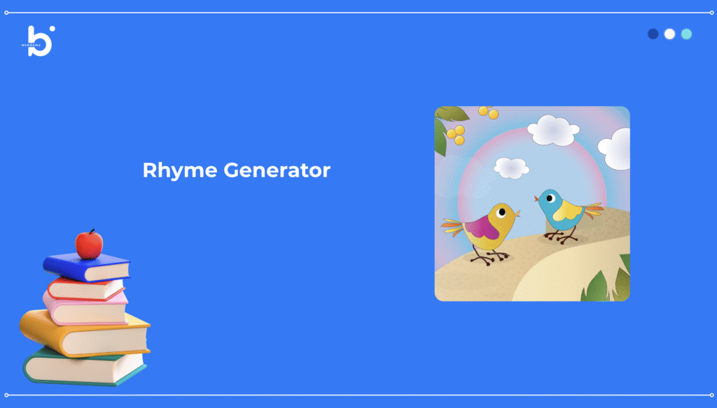 AI Rhyme Generator | Find Perfect Rhymes Instantly for Songs, Poems & More