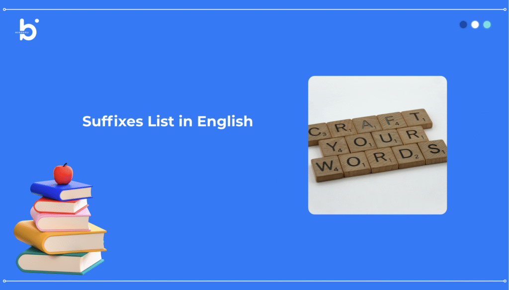 Suffixes List in English
