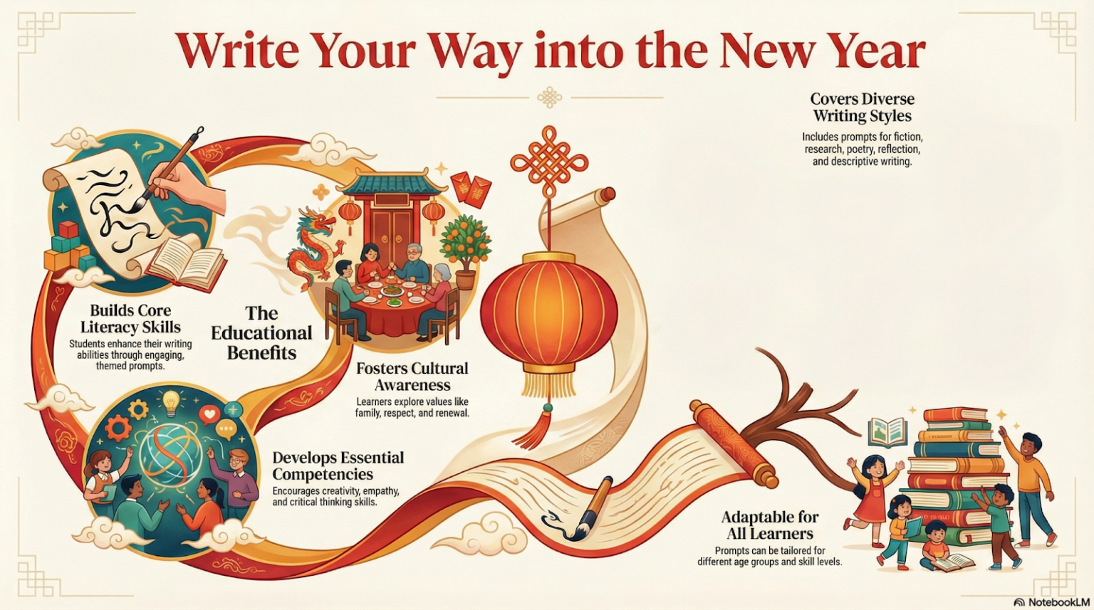 50 Creative Chinese New Year Writing Prompts to Spark Student Imagination